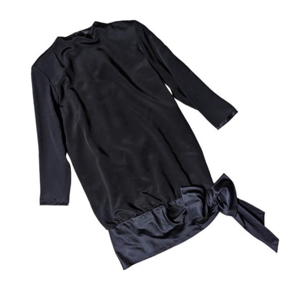 mark heister | Dresses | Vintage Mark Heister Bow Black Dress | Poshmark